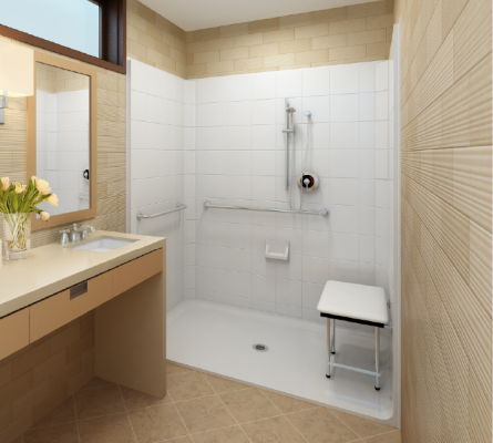 ADA compliant, handicap accessible bath and shower products